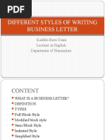 Business Letter Formats Explained | PDF | Written Communication ...