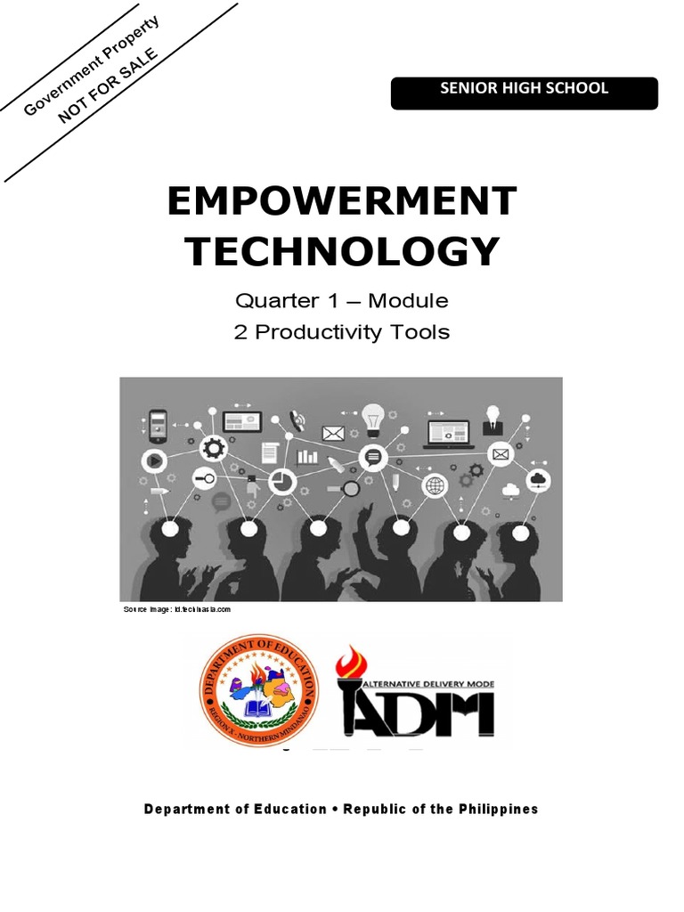 Empowerment-Technology-SHS - Q1 - Mod2 - Productivity Tools - Ver3 ...