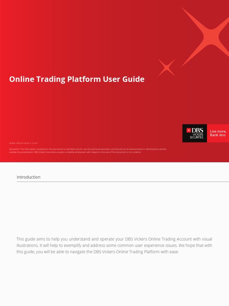 Online Trading Platform User Guide | PDF | Stocks | Market (Economics)