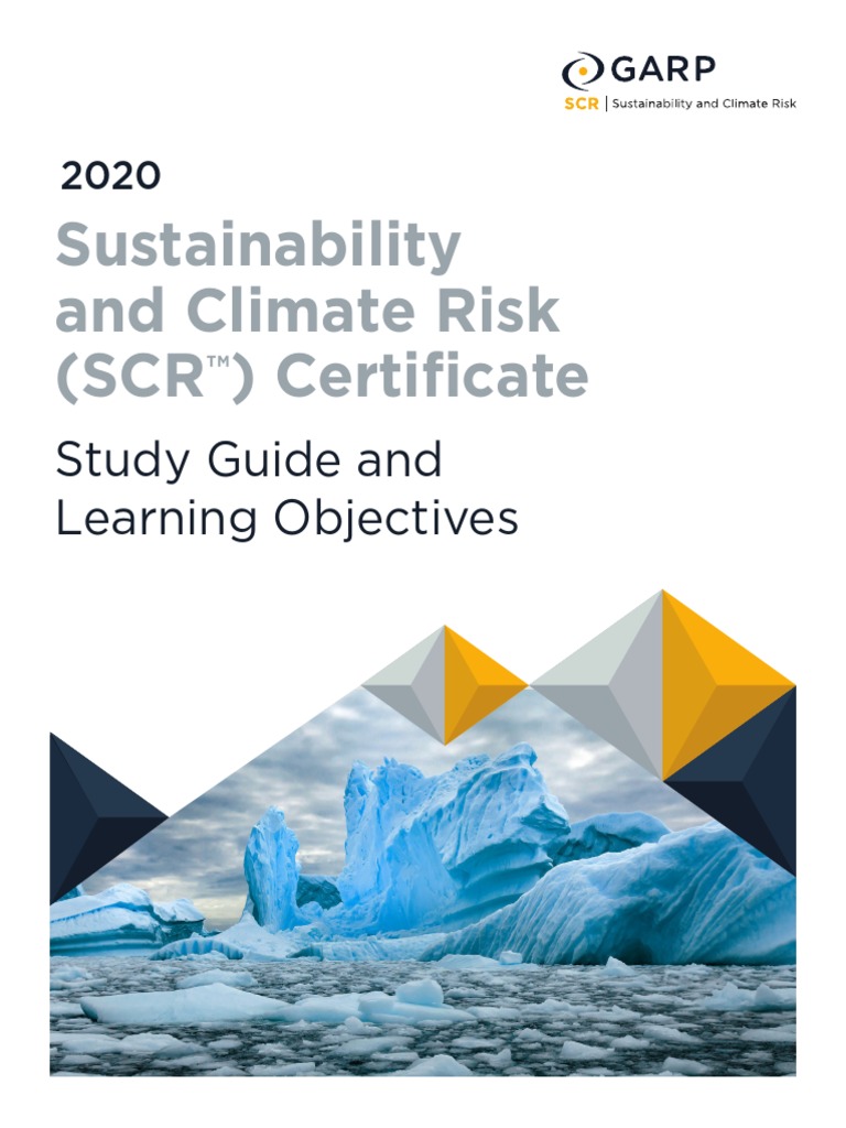 Sustainability and Climate Risk (SCR) Certificate: Study Guide and ...
