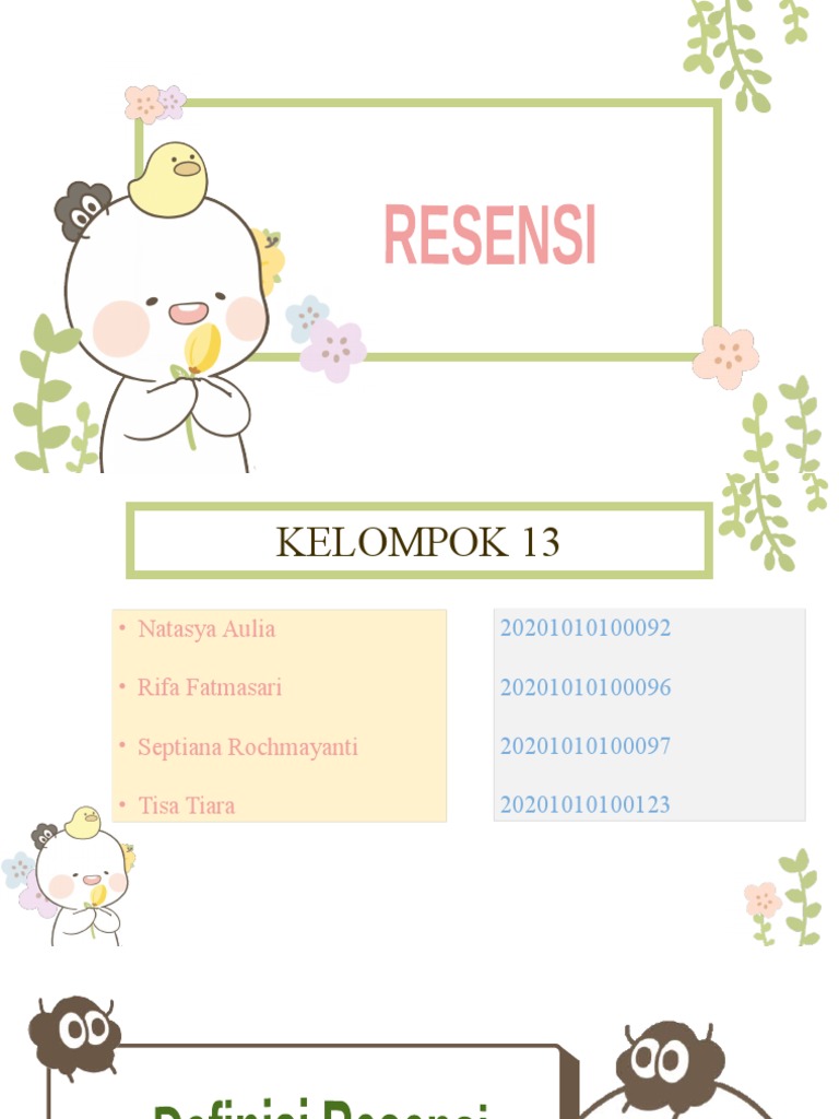 B. Indo Kel 13 (Resensi) | PDF