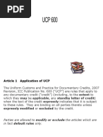 UCP 600 ARTICLE 9: Advising of Credits and Amendments | PDF | Banks ...