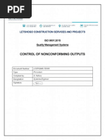 Procedure For Control of Customer Property | PDF | Specification ...