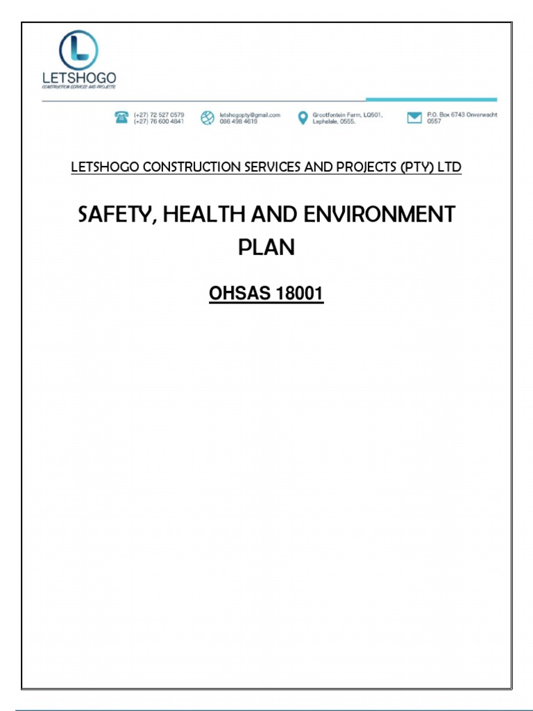 Construction and Civil Maintenance Method Statement | PDF | Personal ...