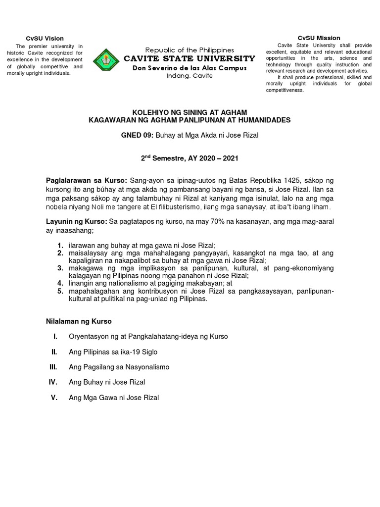 Learning Guide GNED 09 | PDF