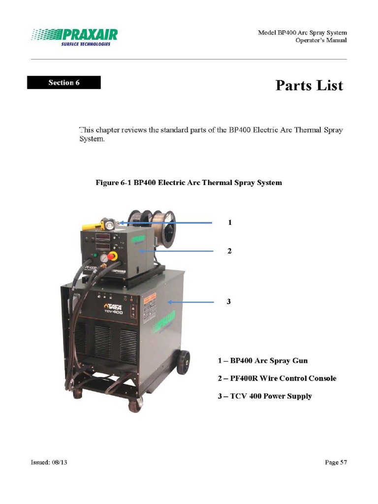 BP-400 (Part List) | PDF