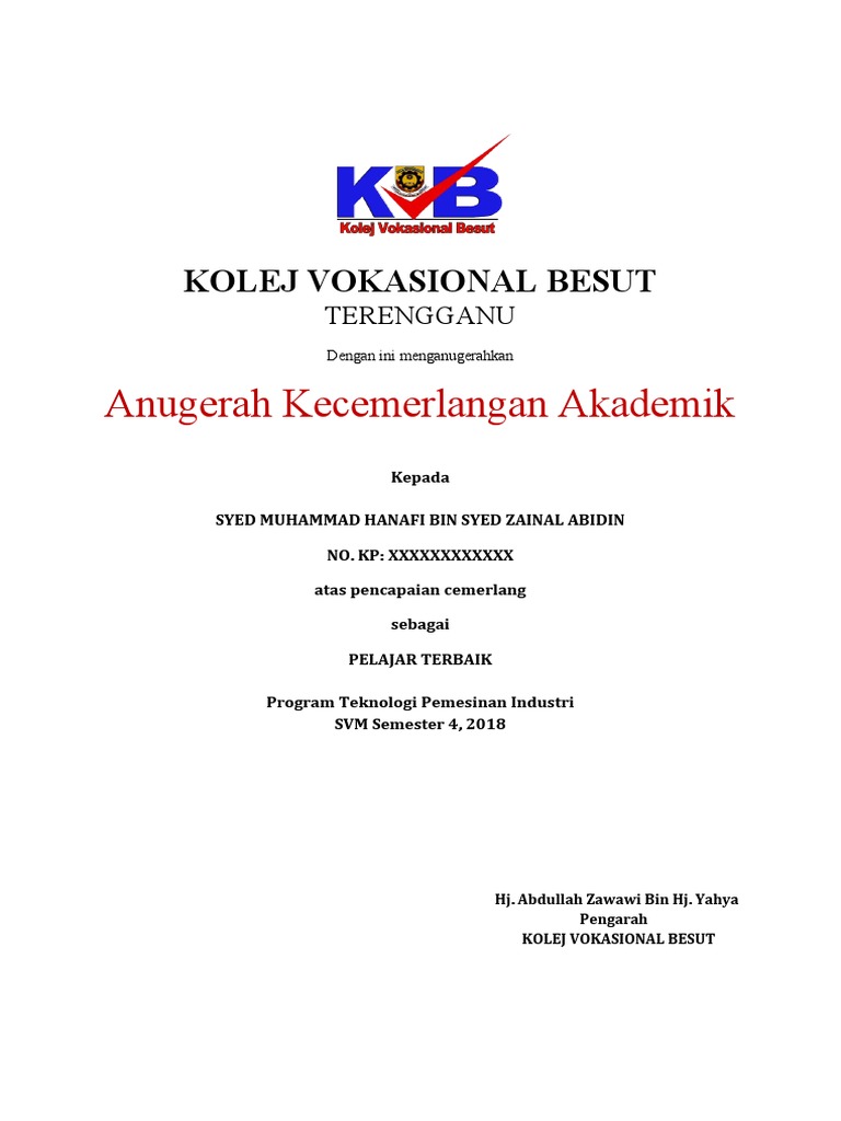 Sijil Dip Dan SVM | PDF