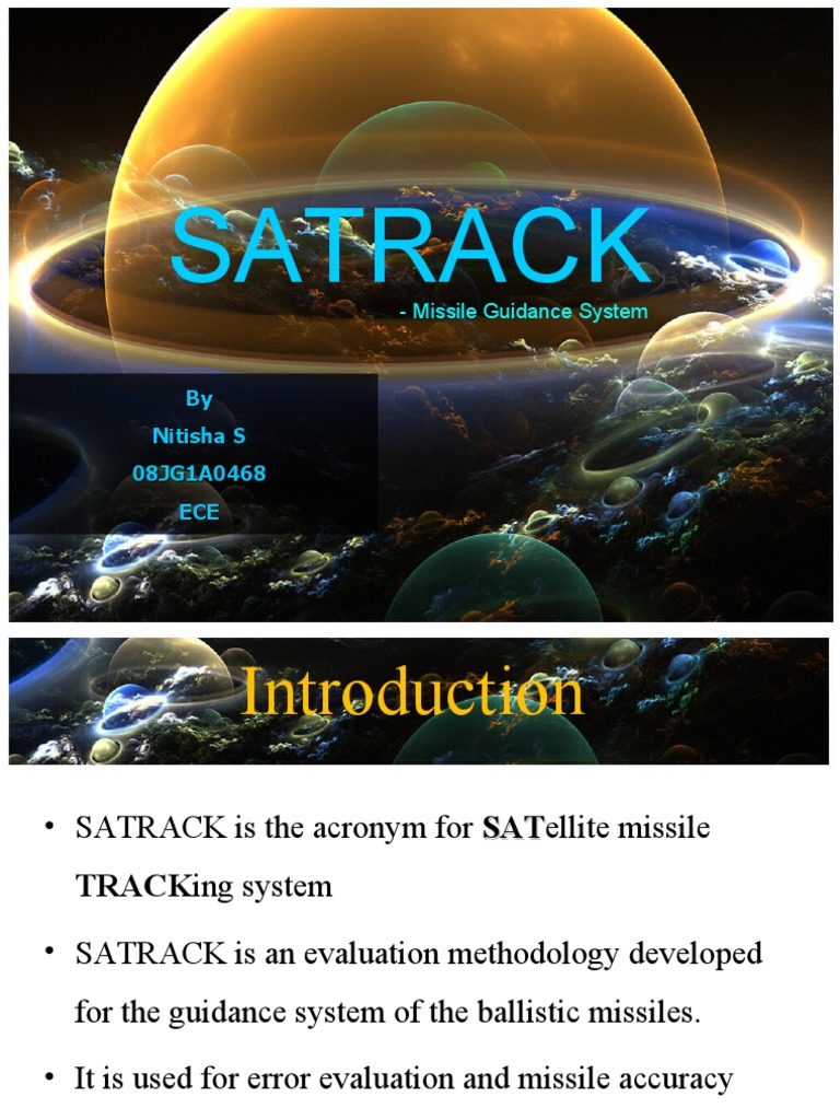SATRACK: GPS-Based Missile Guidance | PDF
