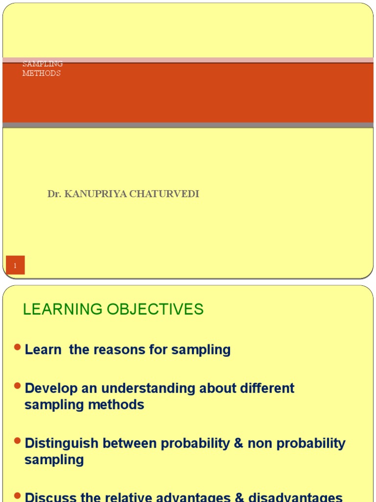 Chapter 5 - Sampling | PDF | Stratified Sampling | Sampling (Statistics)