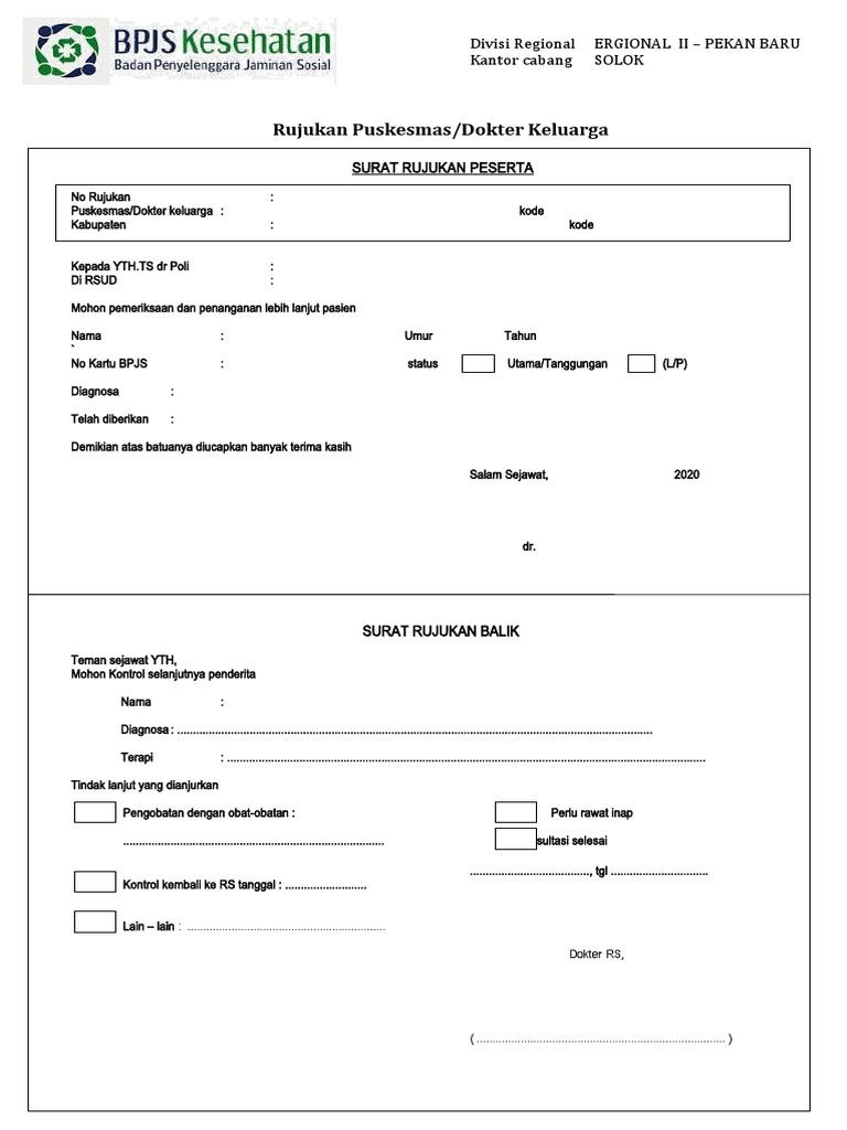 Rujukan BPJS | PDF