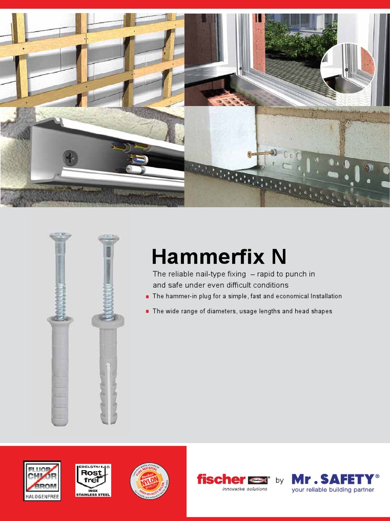 Hammerfix N: The Reliable Nail-Type Fixing - Rapid To Punch in and Safe ...