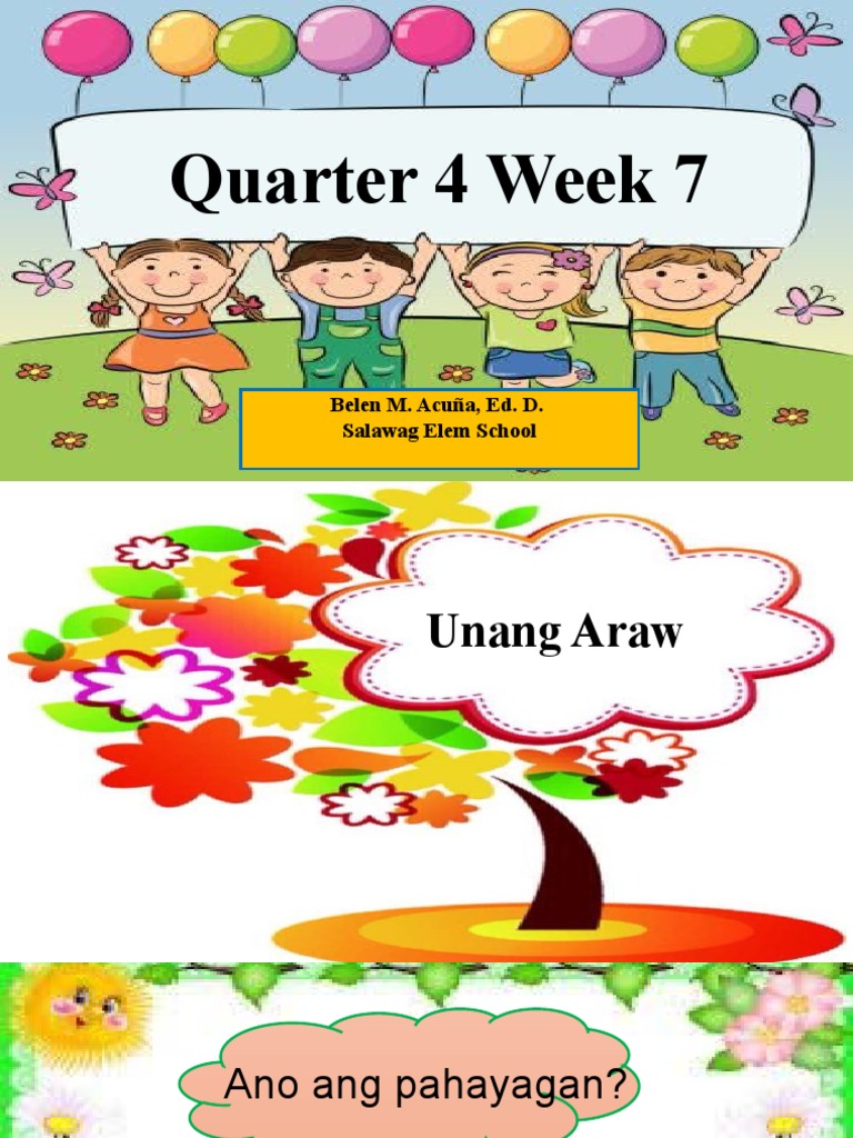 q4 Week 7-Cot - Day 1 | PDF