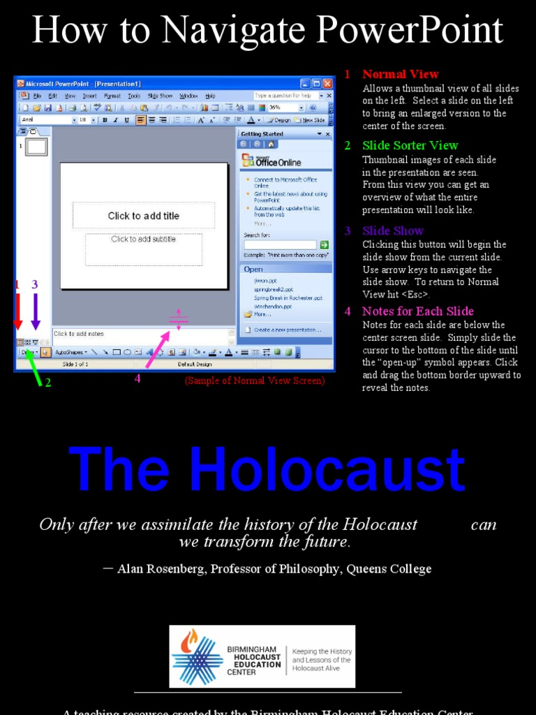 PowerPoint The Holocaust | PDF | Nazi Party | Adolf Hitler