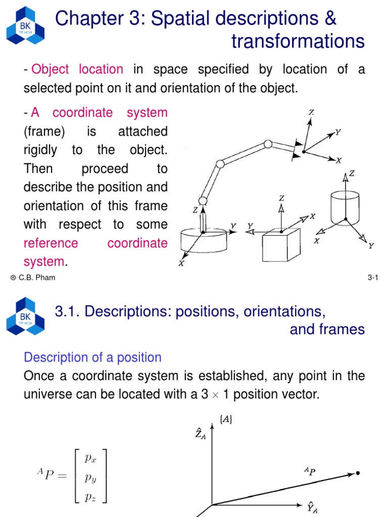 Spatial Transformations | PDF | Rotation | Classical Geometry