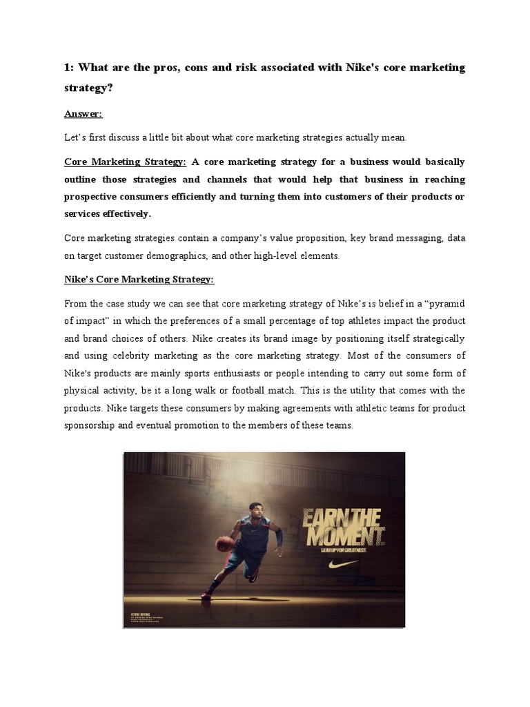 Nike Case Study Solution | PDF | Nike | Brand