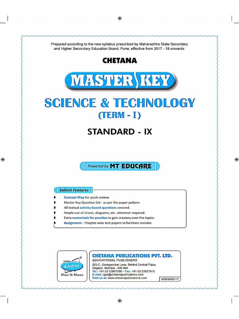IX Science - Masterkey | PDF