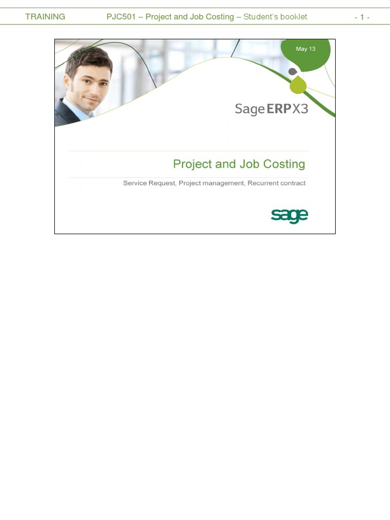 PJC501-Project and Job Costing - Student Booklet | PDF | Valuation ...