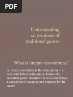 Lesson 1-Understanding Conventions of Traditional Genres | PDF | Genre ...
