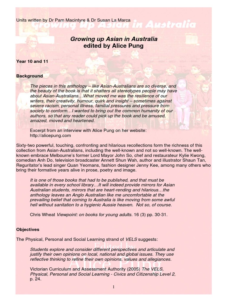 Growing Up Asian in Australia | PDF | Curriculum