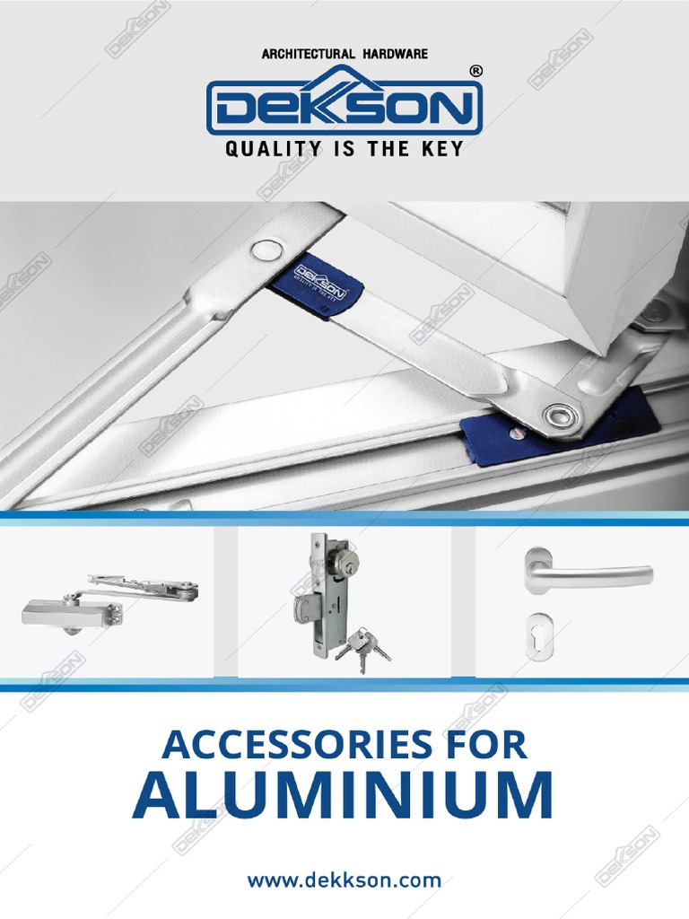 12b76 Dekkson Accessories For Aluminium | PDF