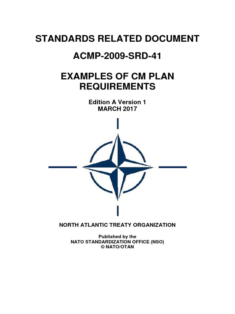 Acmp-2009-Srd-41 Ed.a, V1-2017 | PDF | Documentation | Specification ...