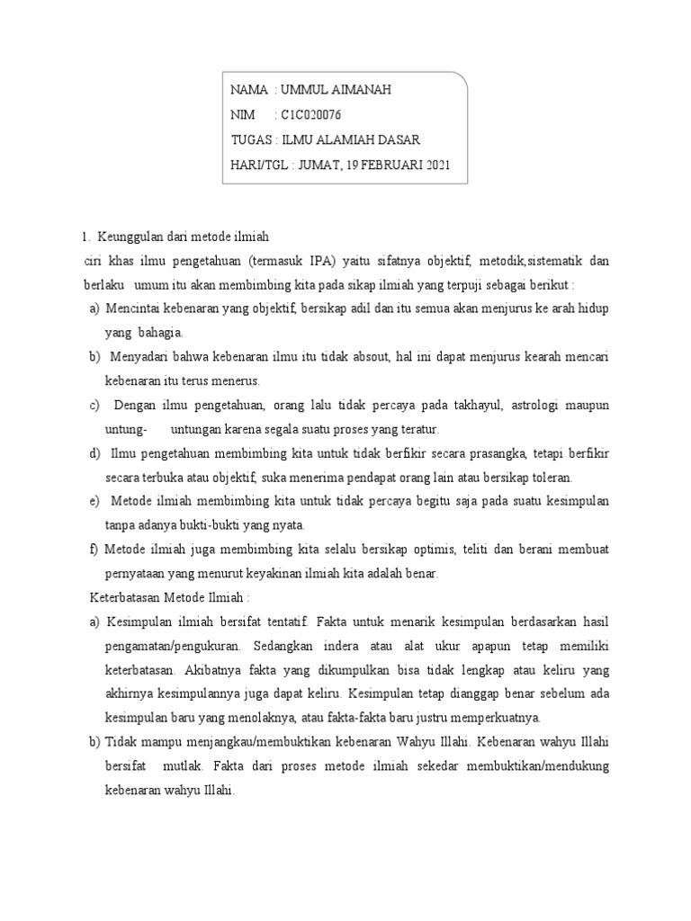 Tugas IAD | PDF | Filsafat | Pengembangan Diri