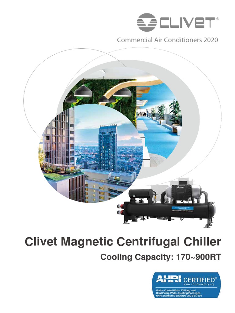7.1.1 CLIVET-Magnetic Centrifugal Chiller | PDF | Electric Motor | Air ...