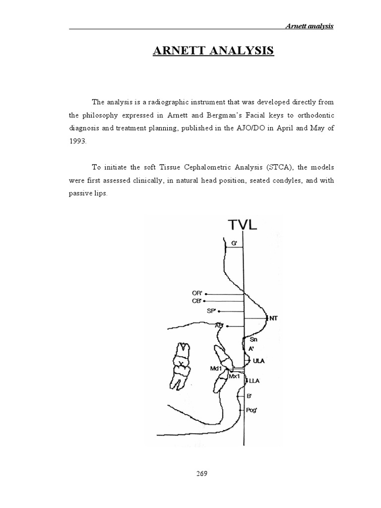 .Arnett Analysis | PDF | Human Nose | Lip