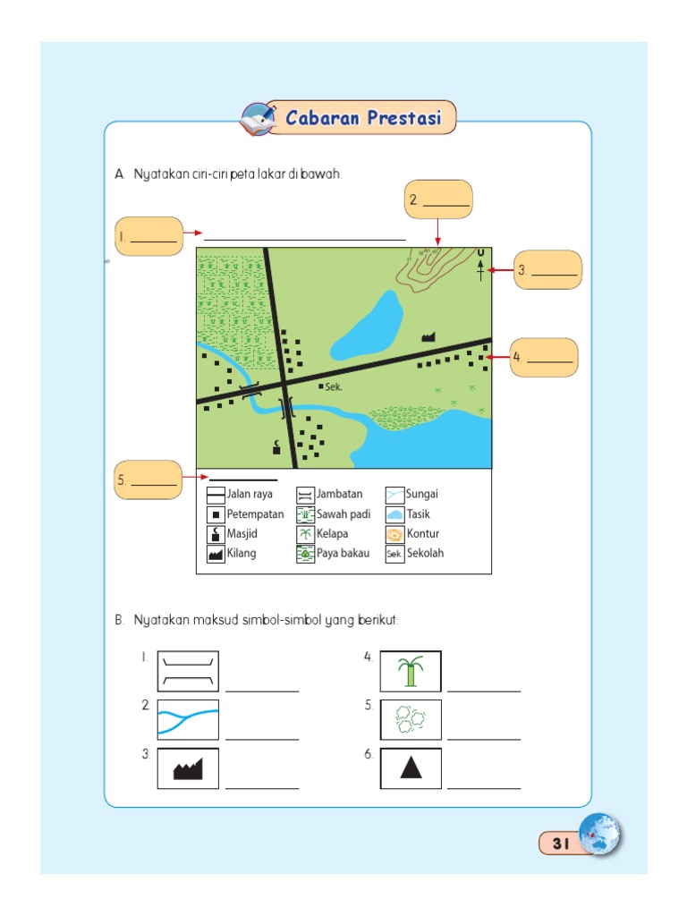 Latihan Peta Lakar Ting 1 | PDF