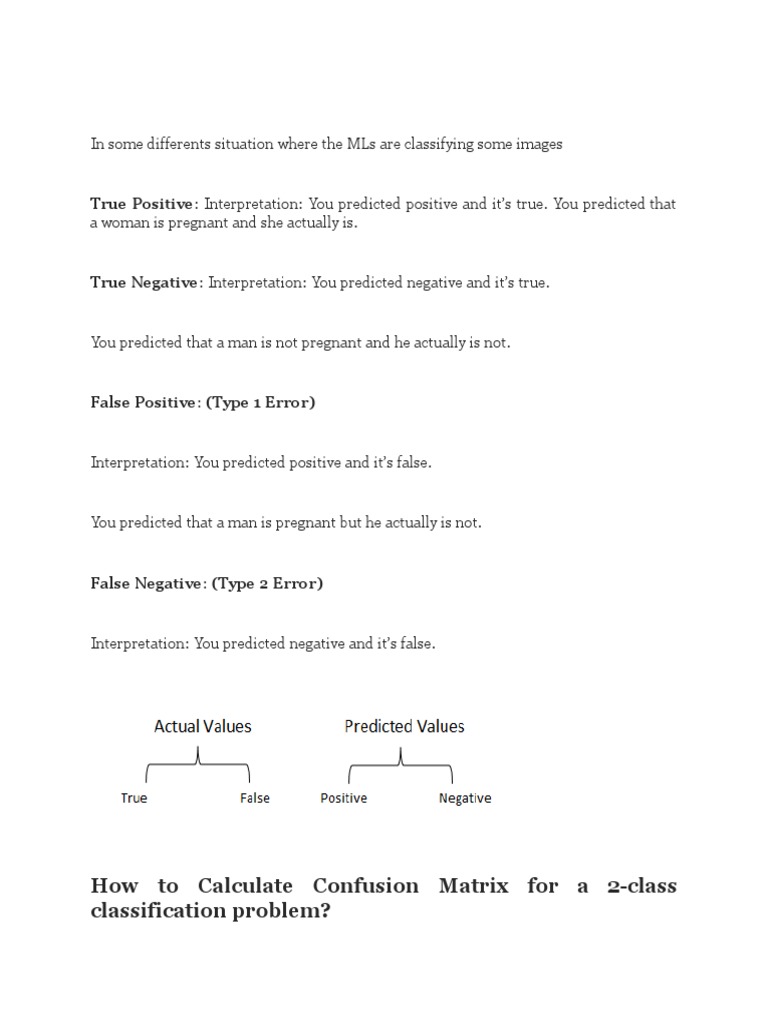 Understanding Confusion Matrix Metrics | PDF