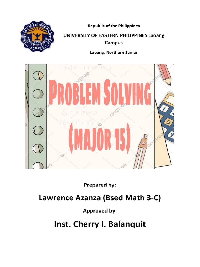 Prob Sol. Module 1&2 | PDF | Teaching Mathematics | Thought