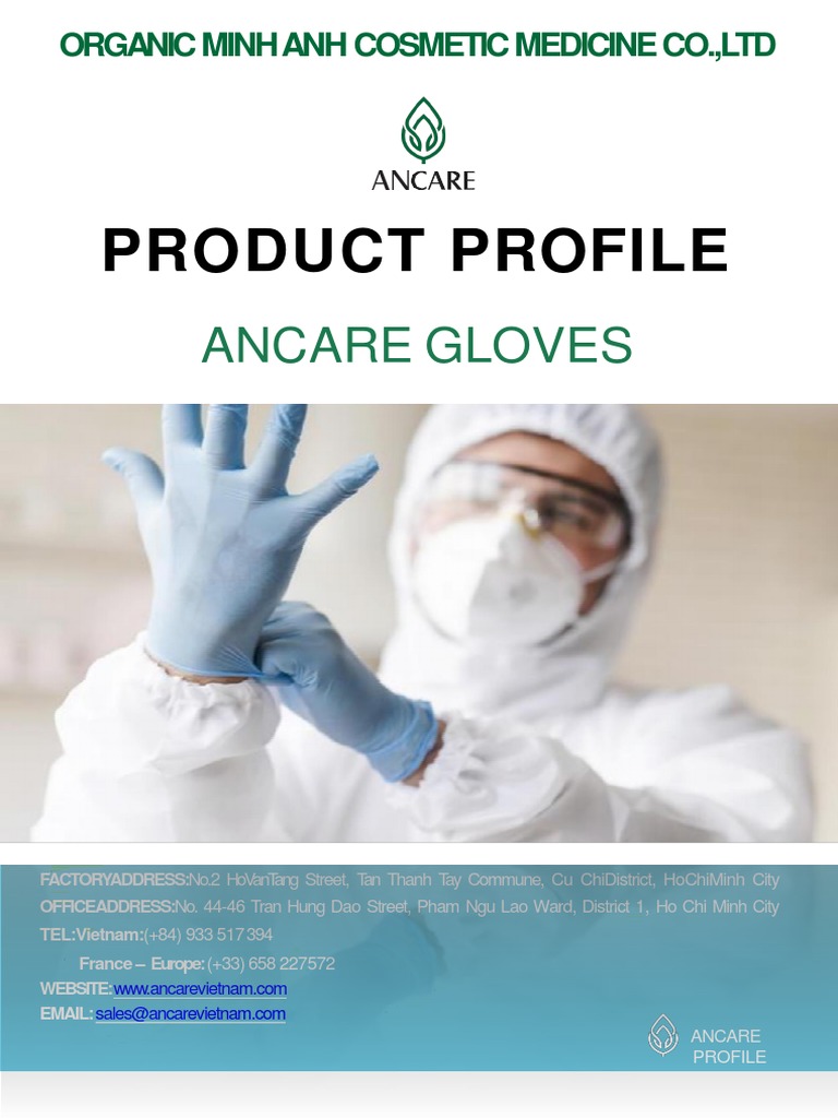 Product Profile: Ancare Gloves | PDF | Ho Chi Minh City | Business