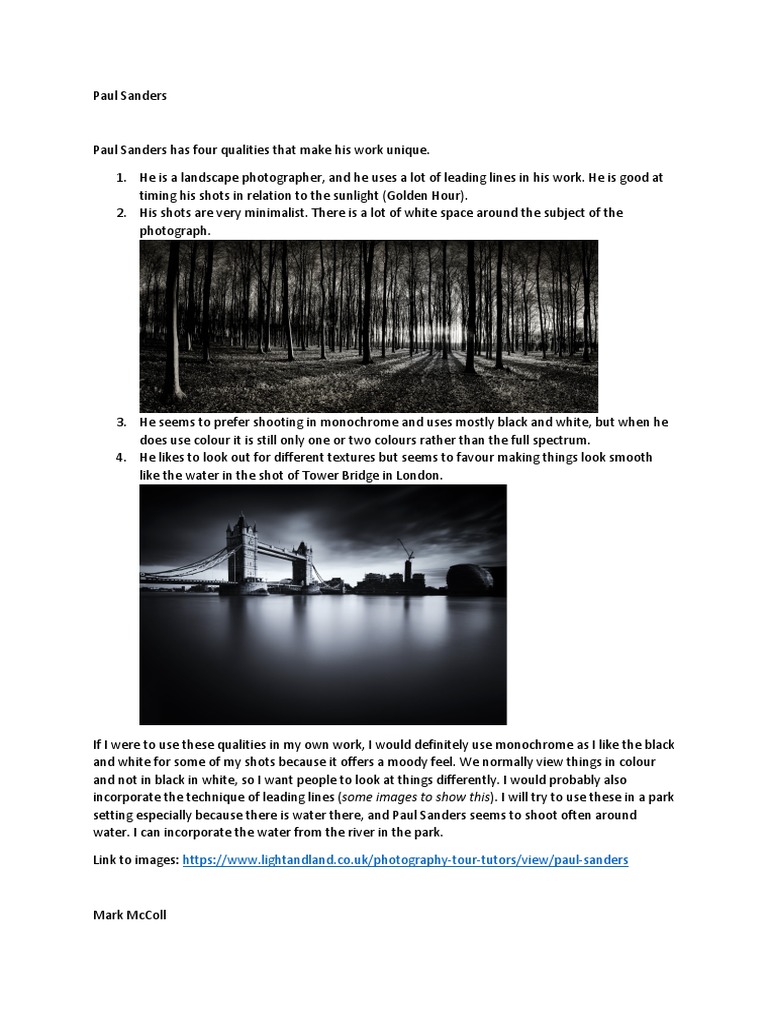 Unique Photography Techniques Explored | PDF | Imaging | Artistic ...