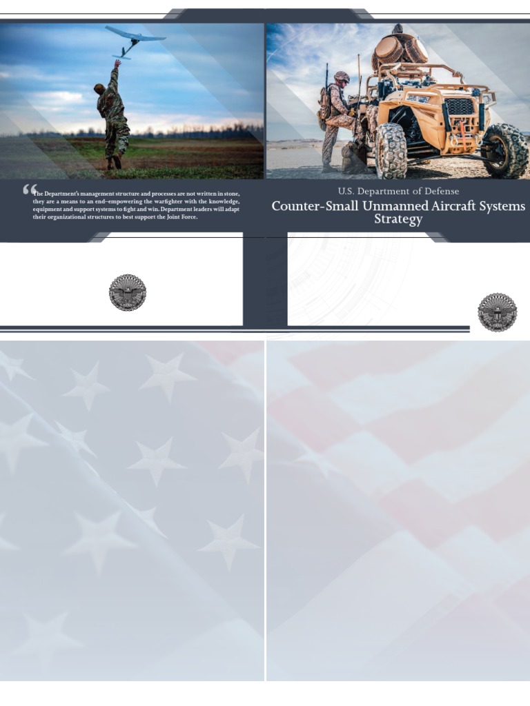 Counter-Small Unmanned Aircraft Systems Strategy: U.S. Department of ...