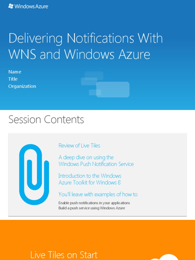 Delivering Windows 8 Push Notifications | PDF | Hypertext Transfer ...