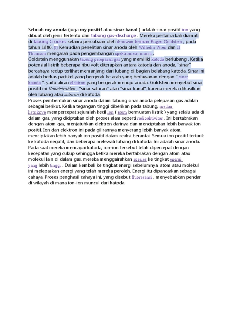 Ion Tabung Gas-Discharge Tabung Crookes Ilmuwan Jerman Eugen Goldstein ...