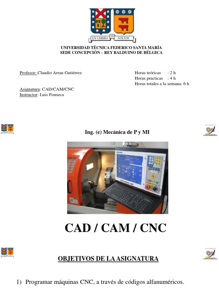 Iempmi - Cad Cam CNC Presentación 1 | PDF | Control numerico | Mecanizado