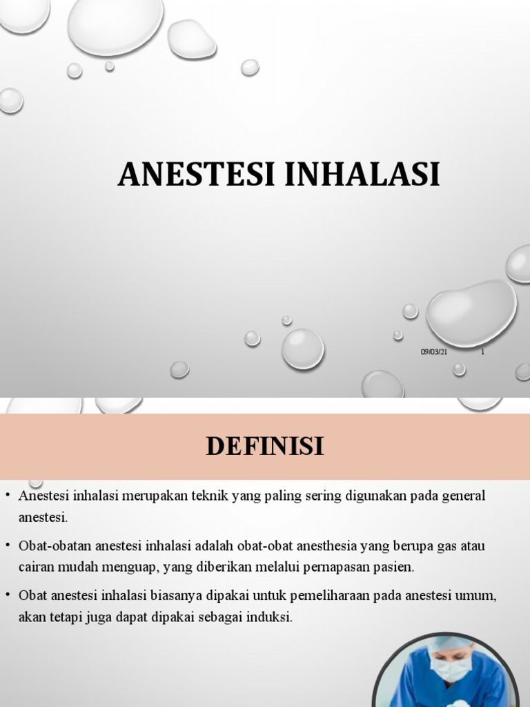 Anestesi Inhalasi | PDF