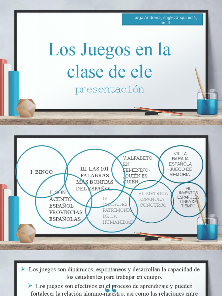 9.presentación - Los Juegos en La Clase de ELE | PDF | Estrés ...