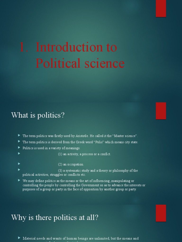 Introduction to Political Science Concepts | PDF | Political Science ...