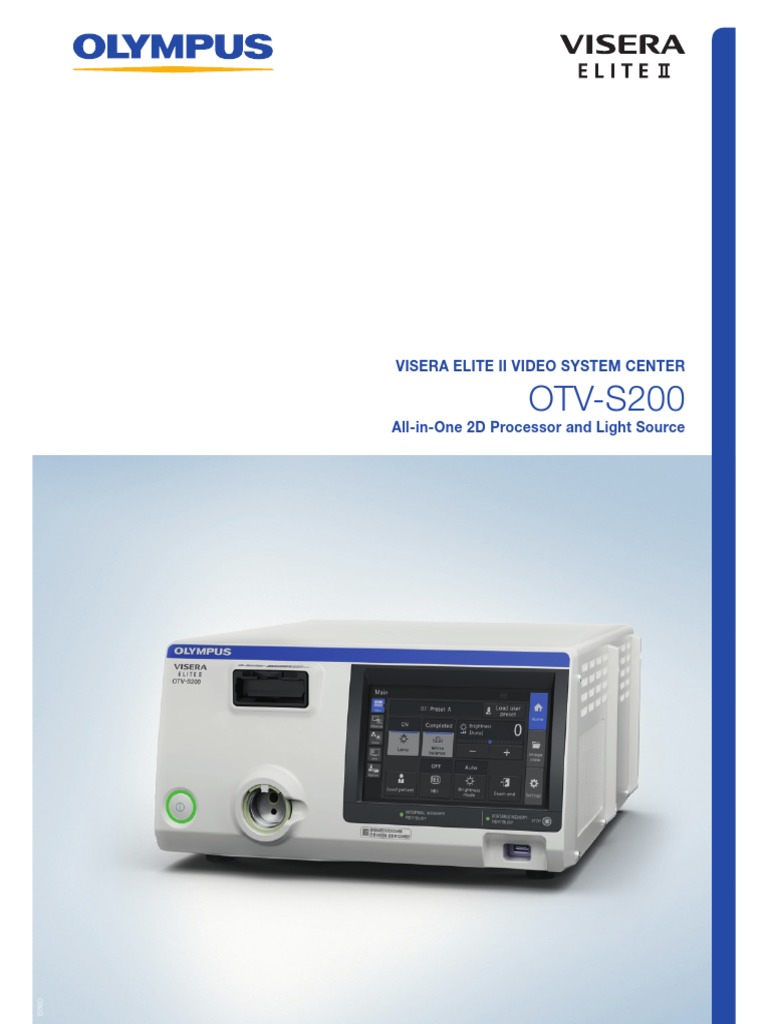 OTV-S200: Visera Elite Ii Video System Center | PDF | Video | Data ...
