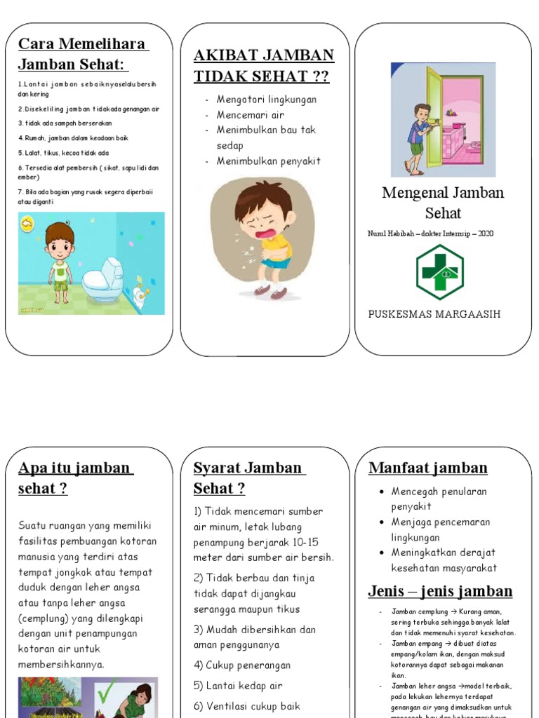 Leaflet Jamban Sehat | PDF