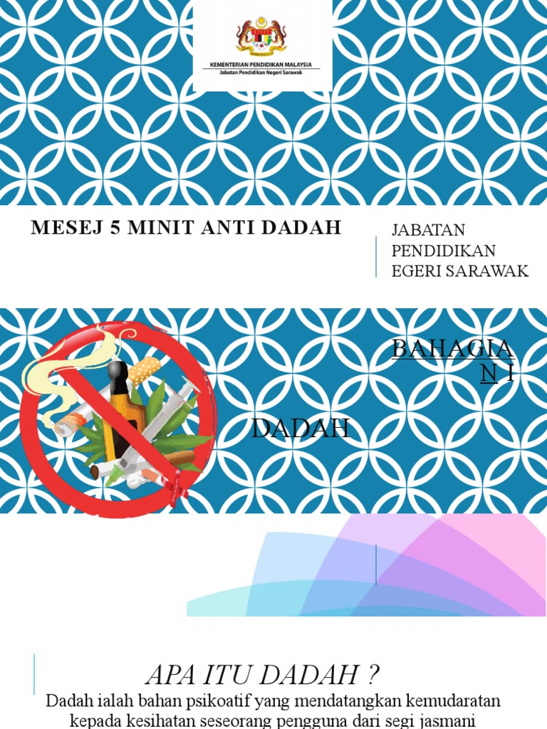 5 Minit Anti Dadah 2021 | PDF