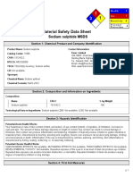 MSDS Naoh | PDF | Sodium Hydroxide | Physical Sciences