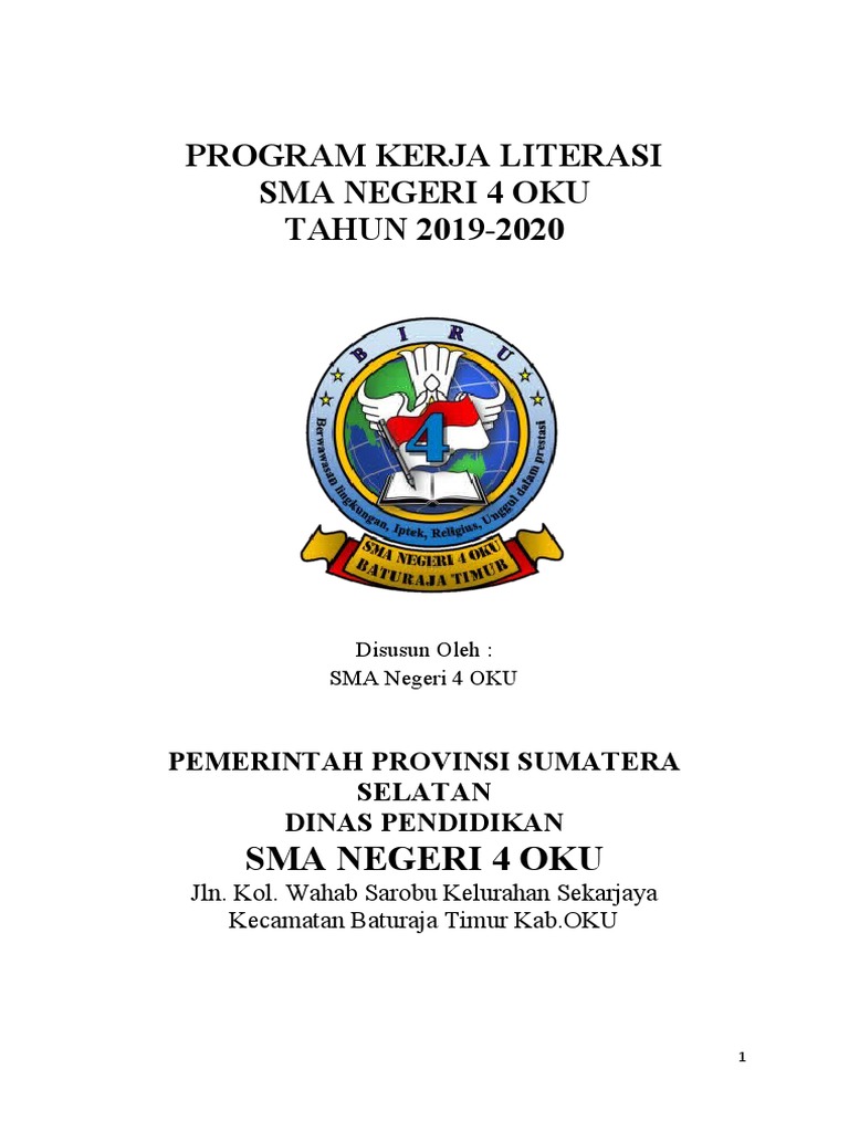 Contoh Program Literasi | PDF