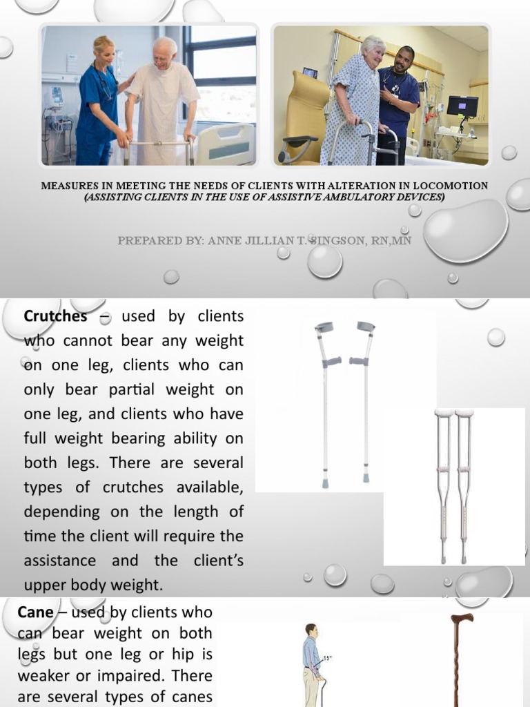 Prepared By: Anne Jillian T. Singson, RN, MN: (Assisting Clients in The ...