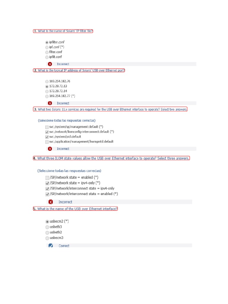 Test 4 - SPARC T8 Assessment | PDF