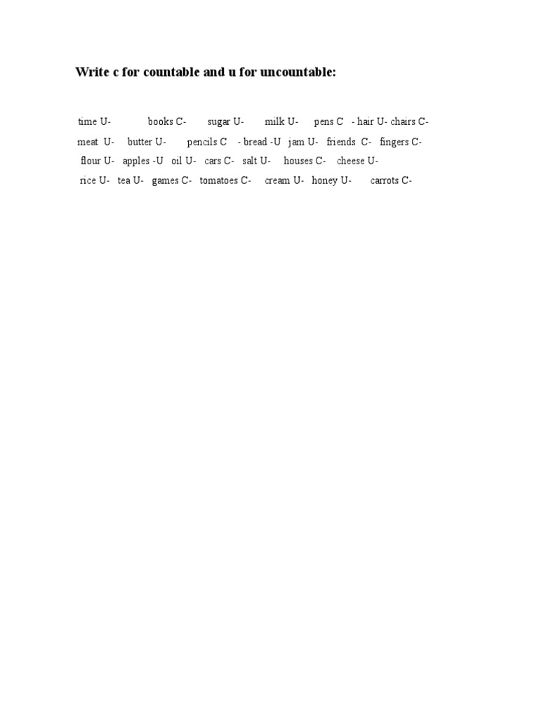 Countable and Uncountable | PDF