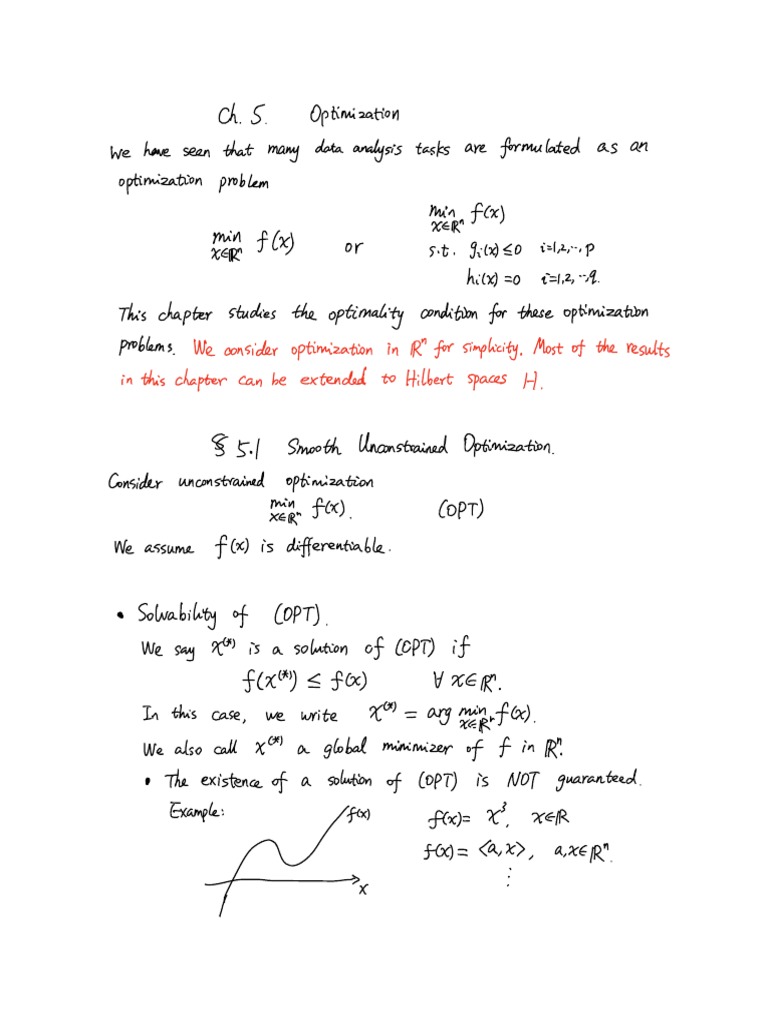 Ch5 OptimalityConvexity | PDF | Artificial Neural Network | Least Squares