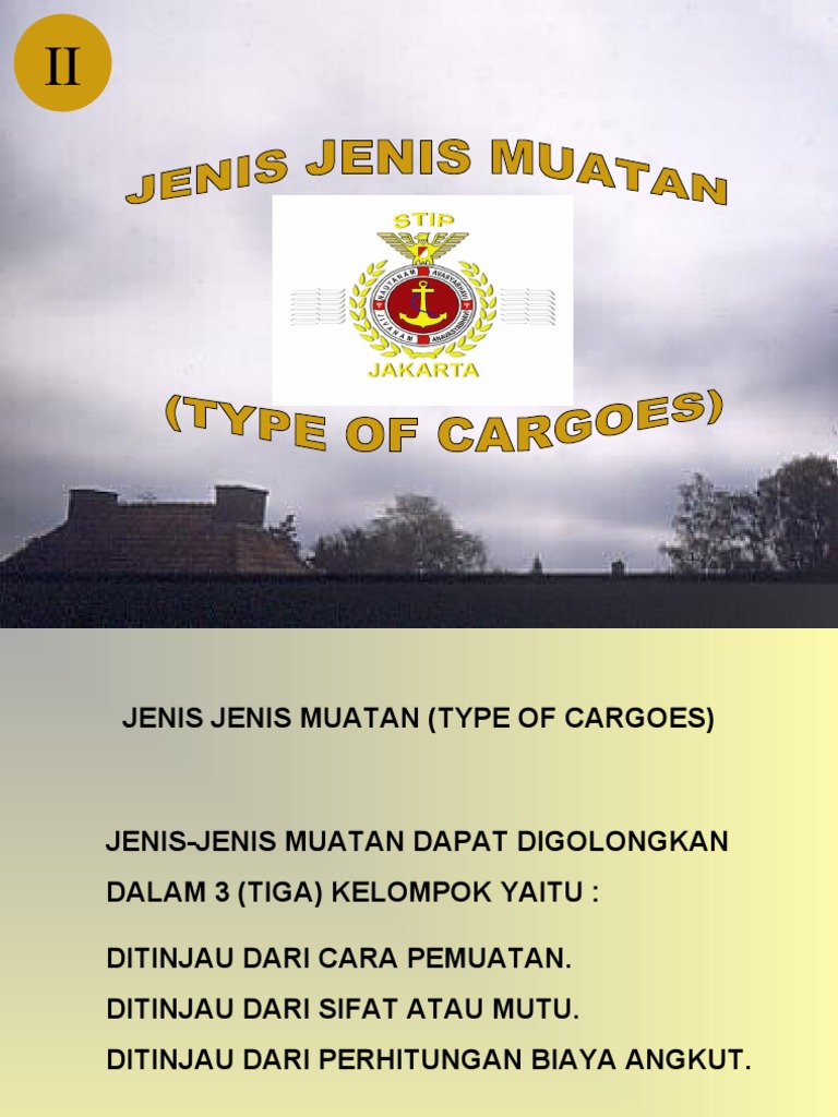 Jenis Muatan dan Stowage Factor | PDF